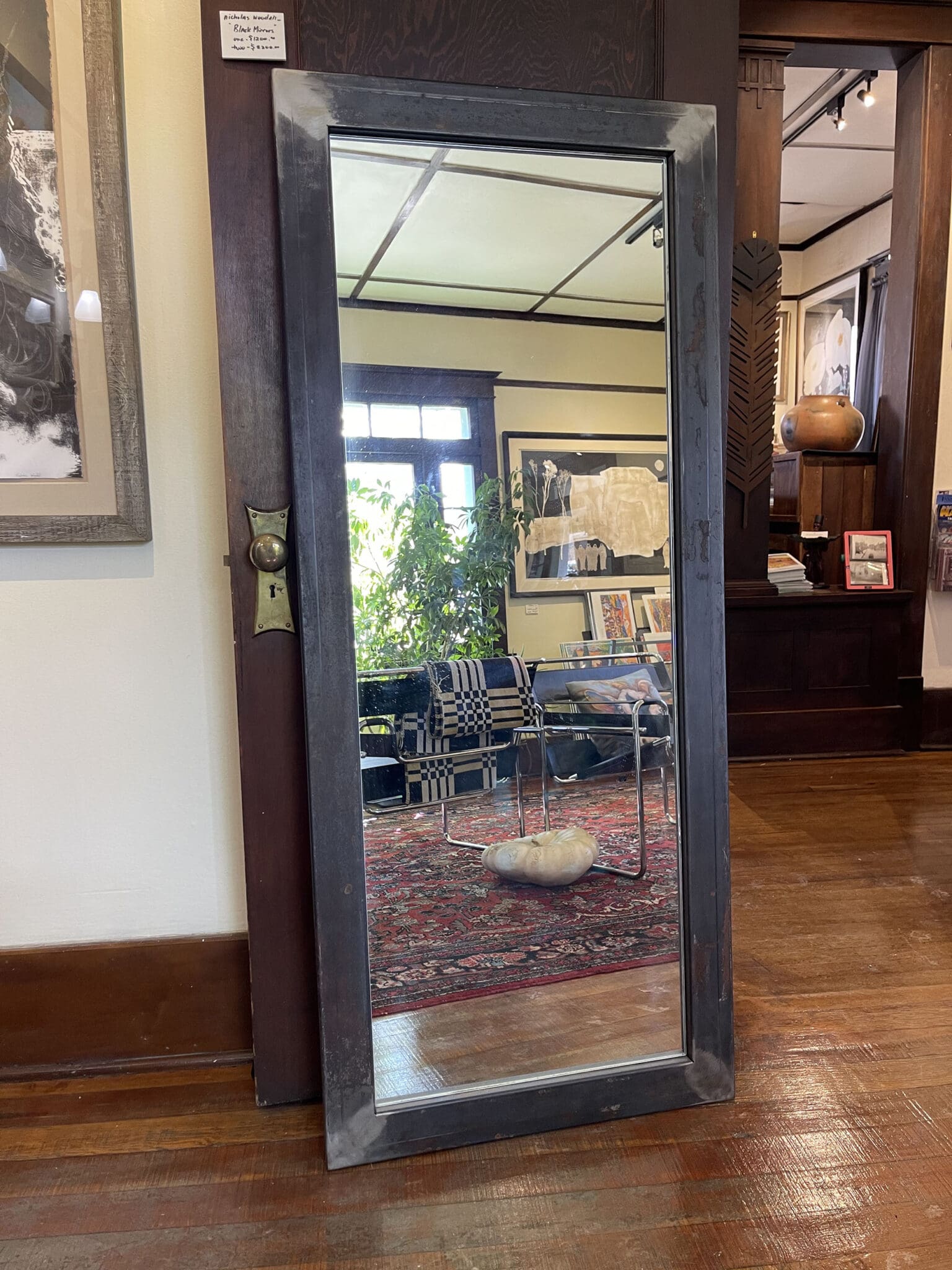 Tig Weld Mirrors 63 high x 27" wide - Woodall Fine Art